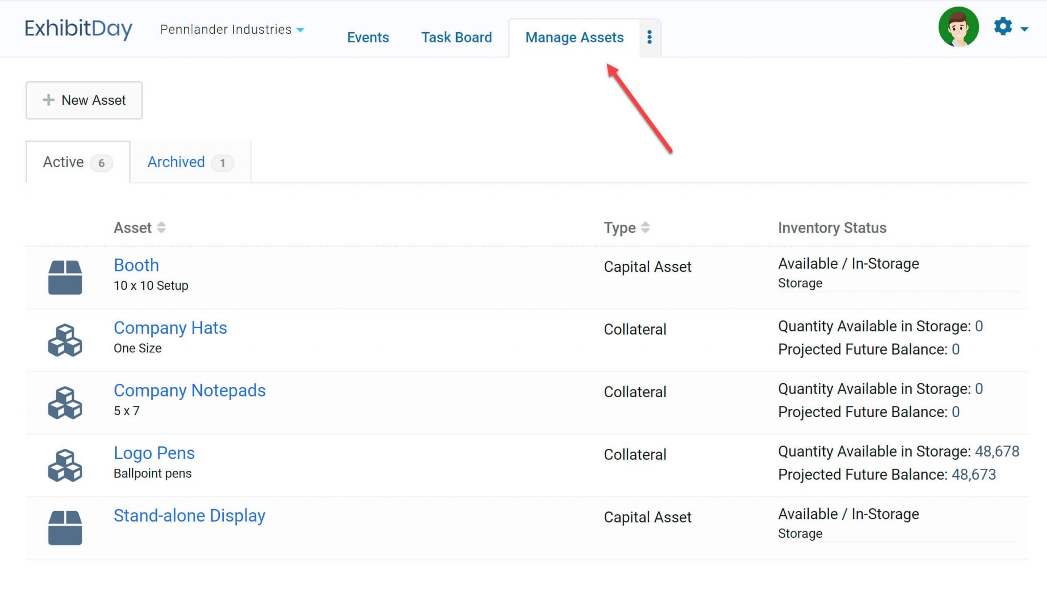 Trade Show Asset Management - Exhibit Day