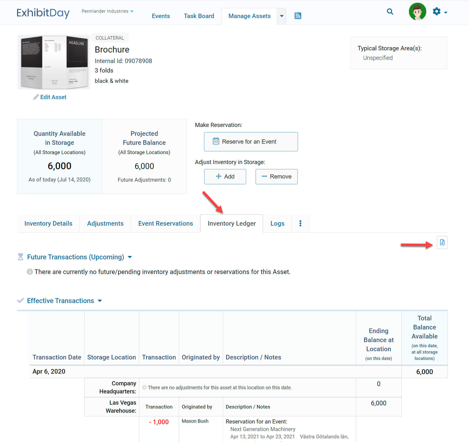 Exporting Collateral Transactions and Capital Asset Reservations to ...