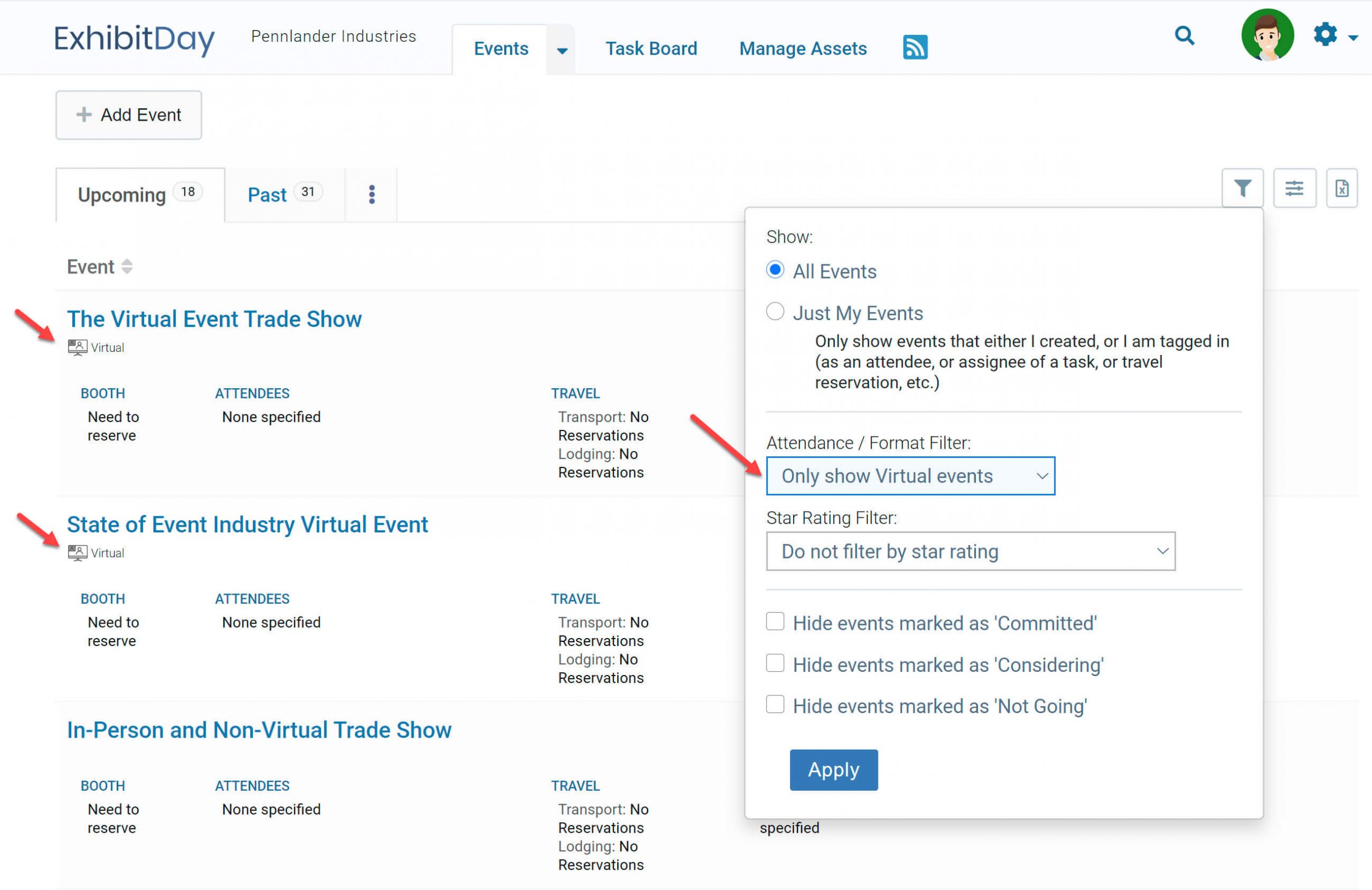 Planning Virtual Events - Exhibit Day